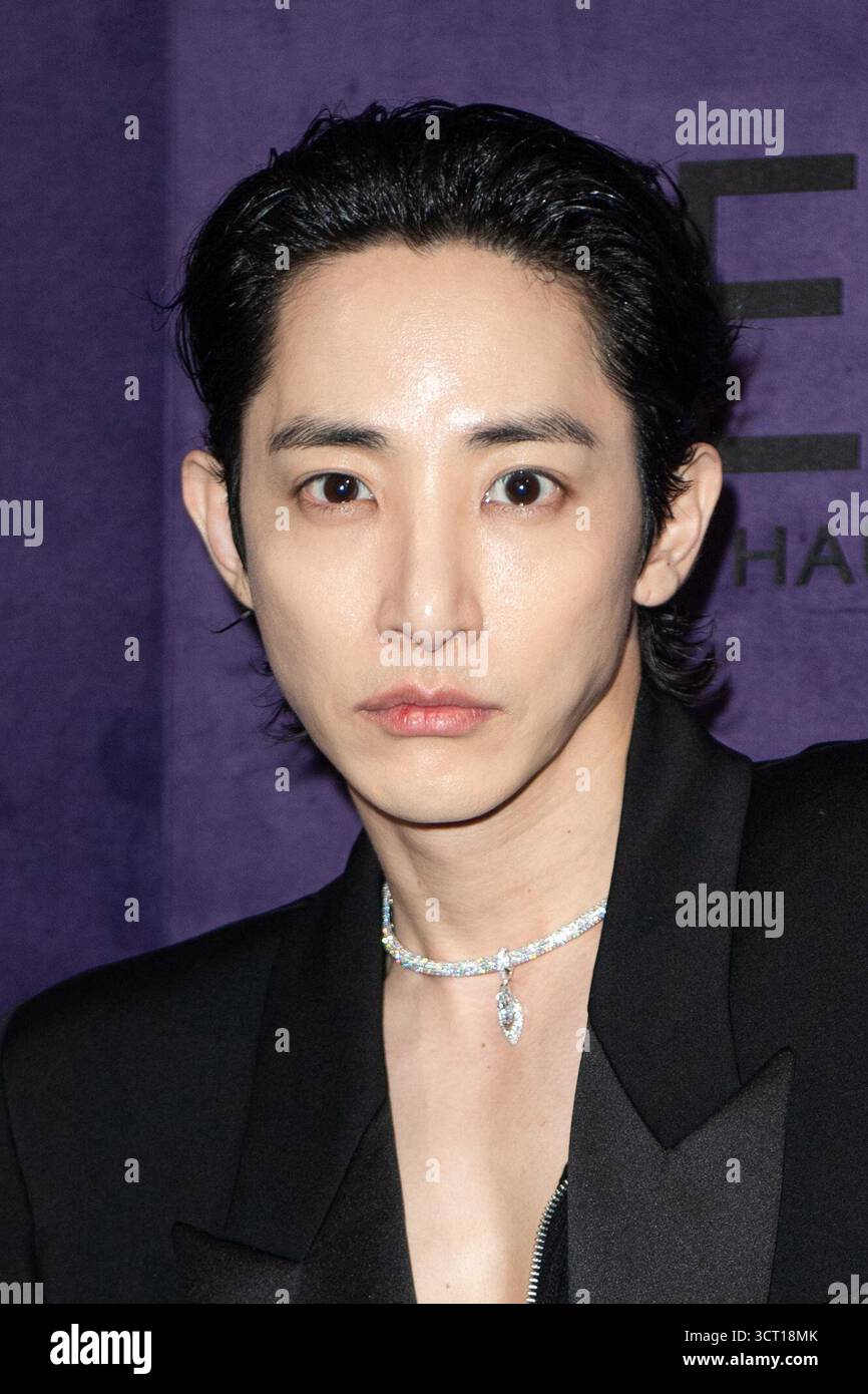 Lee Soo-Hyuk attending the Messika Womenswear Spring/Summer 2026 show as part of Paris Fashion ...