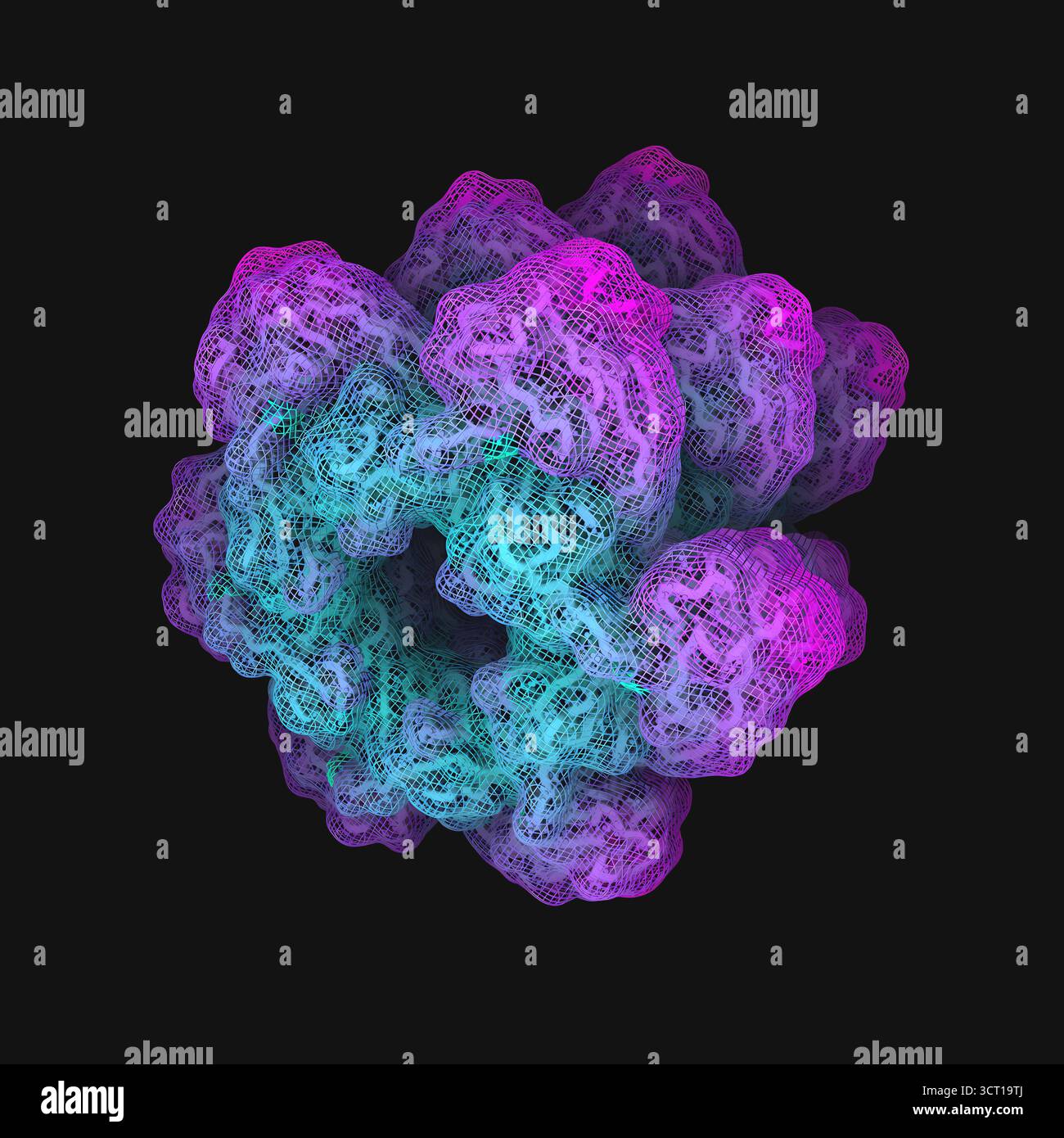 Illustration of the cryo-electron micrograph (EM) structure of the YSD1 ...