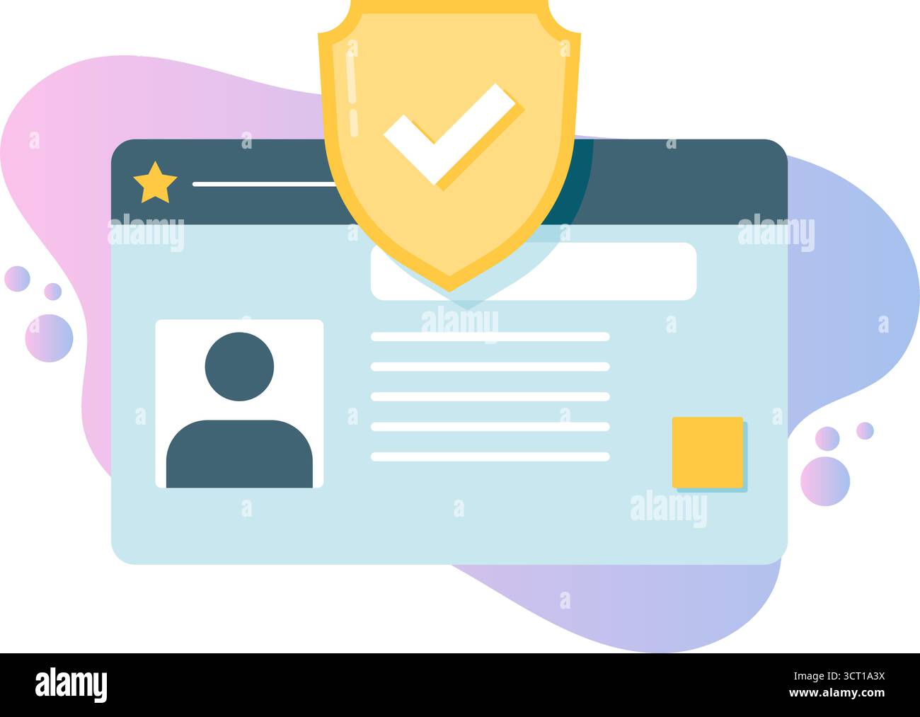 Privacy identity protection internet Stock Vector Images - Alamy