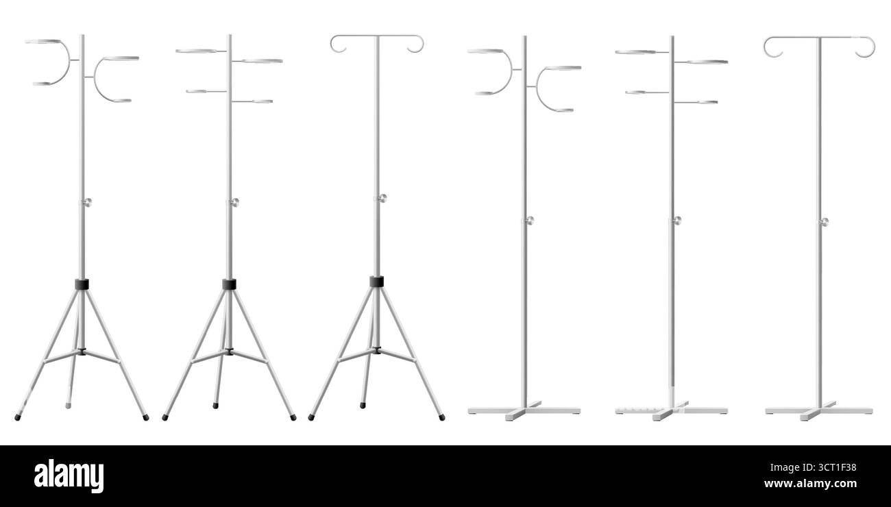 Set hospital iv stands hi-res stock photography and images - Alamy