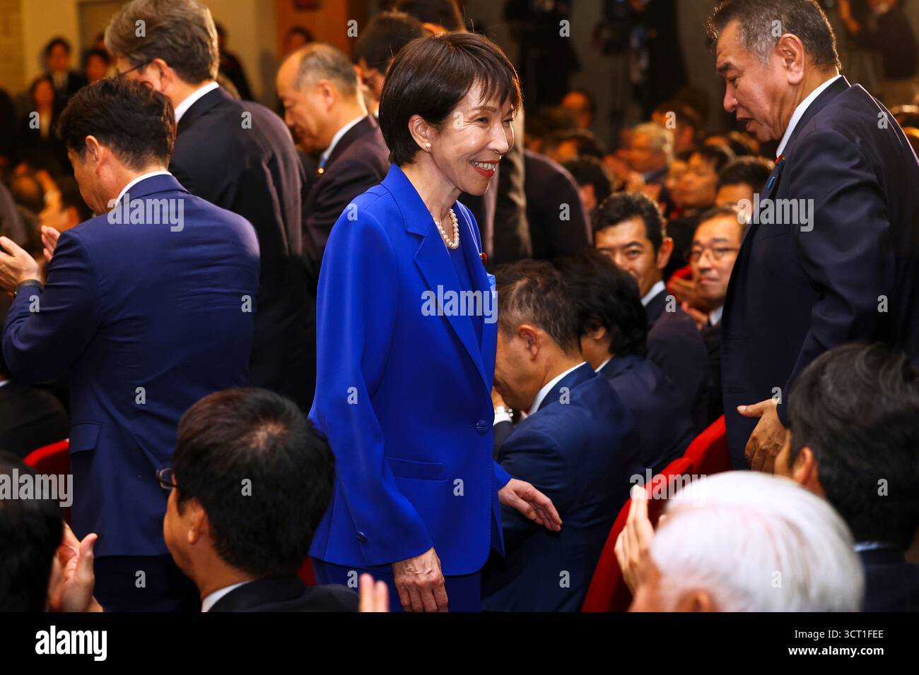Newly-elected leader of Japan's Liberal Democratic Party (LDP) Sanae ...