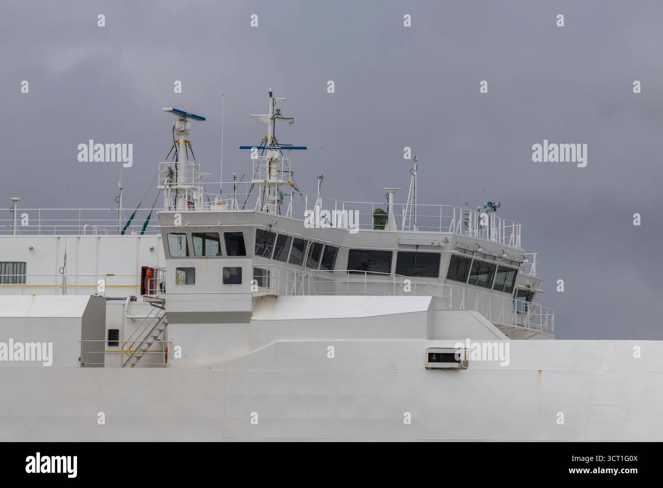 Bridge of a vehicle carrier vessel Stock Photo - Alamy