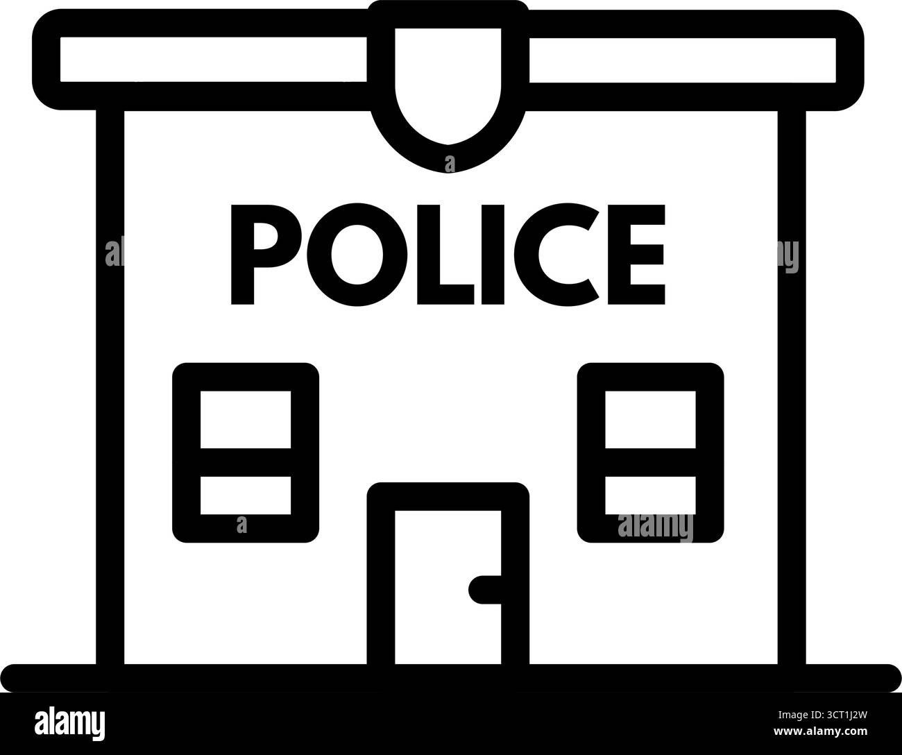 Security office building Black and White Stock Photos & Images - Alamy