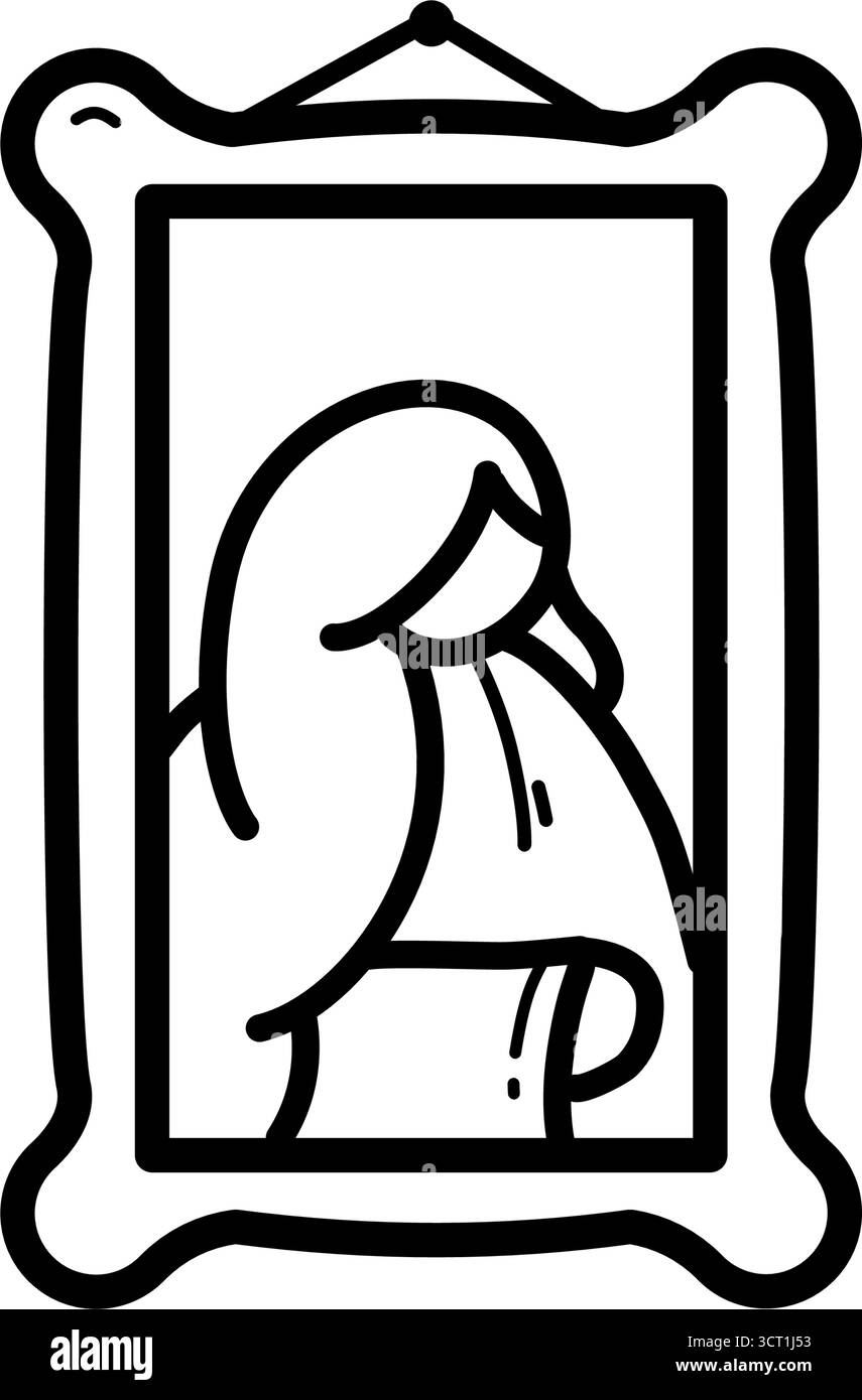 Famous portrait gallery Stock Vector Images - Alamy