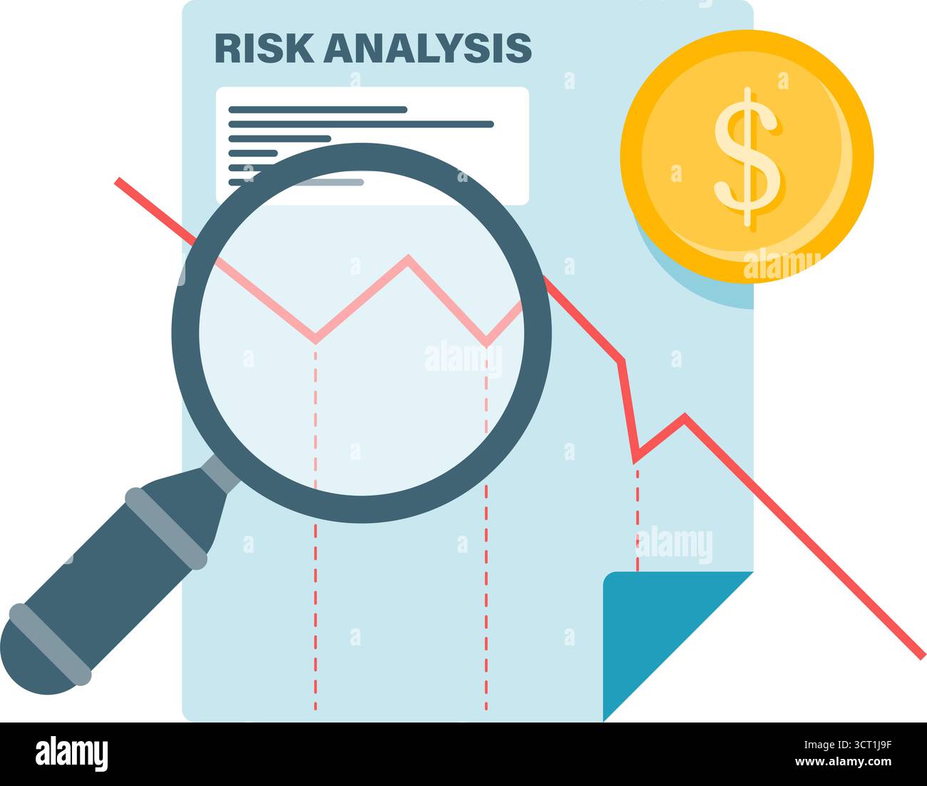 Risk analysis Stock Vector Images - Alamy