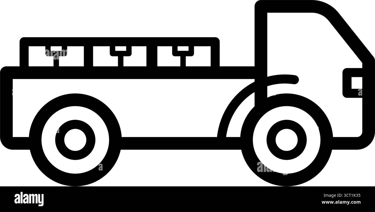 Simple line art freight hi-res stock photography and images - Alamy