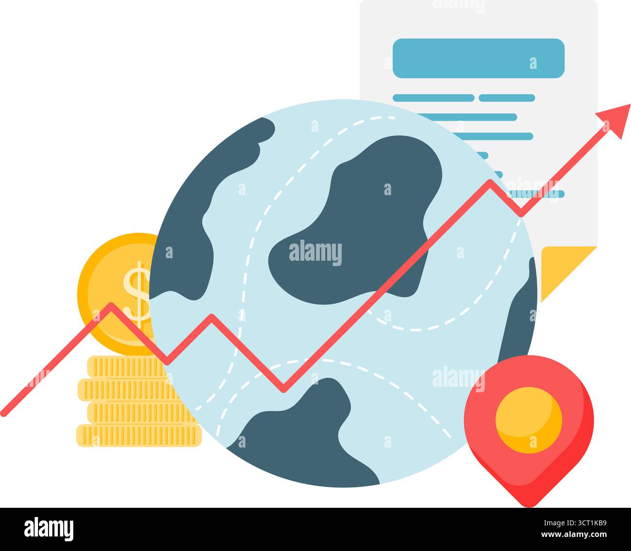Global growth strategy Stock Vector Images - Alamy