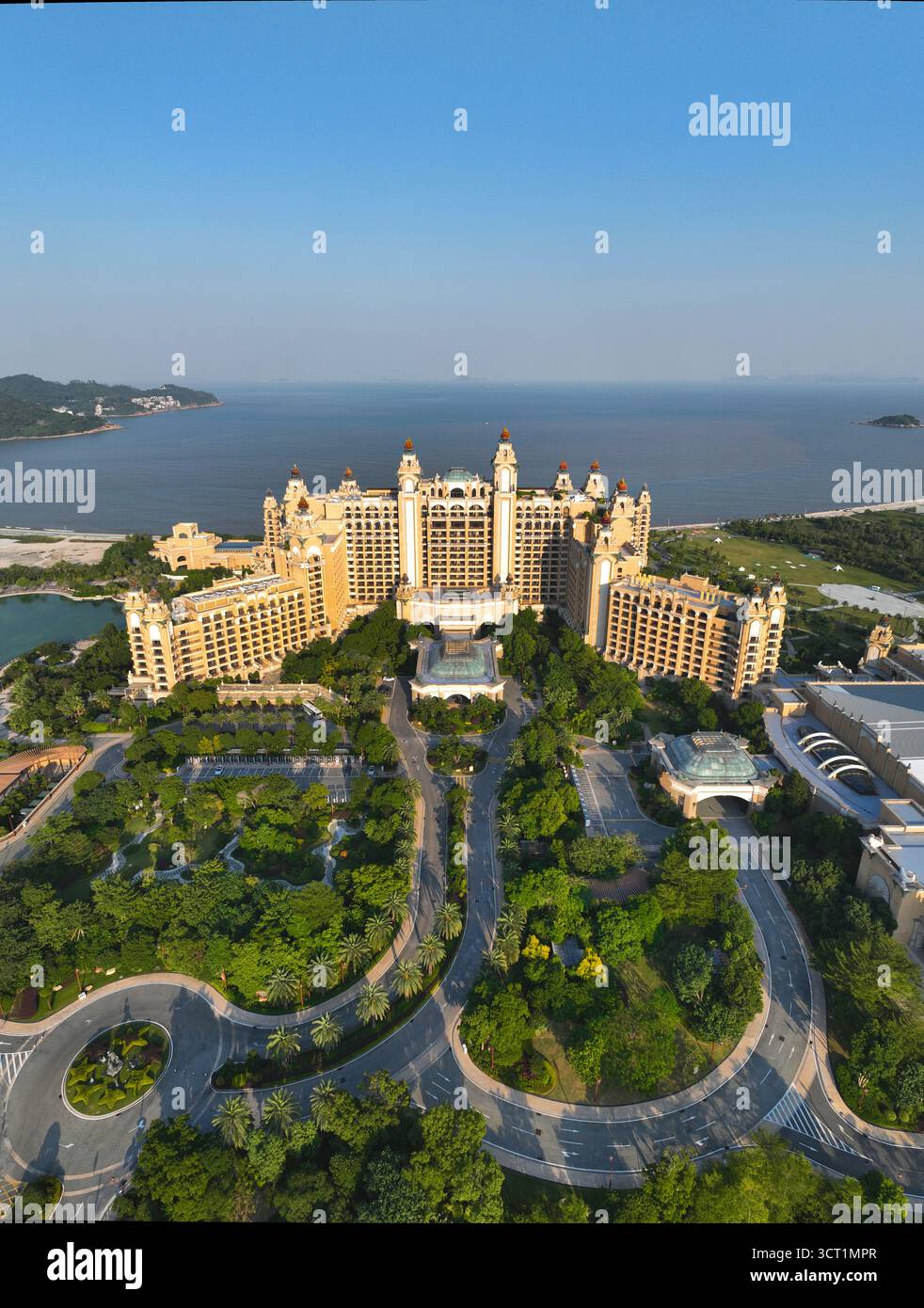Aerial photography of Zhuhai Chimelong International Marine Resort in ...