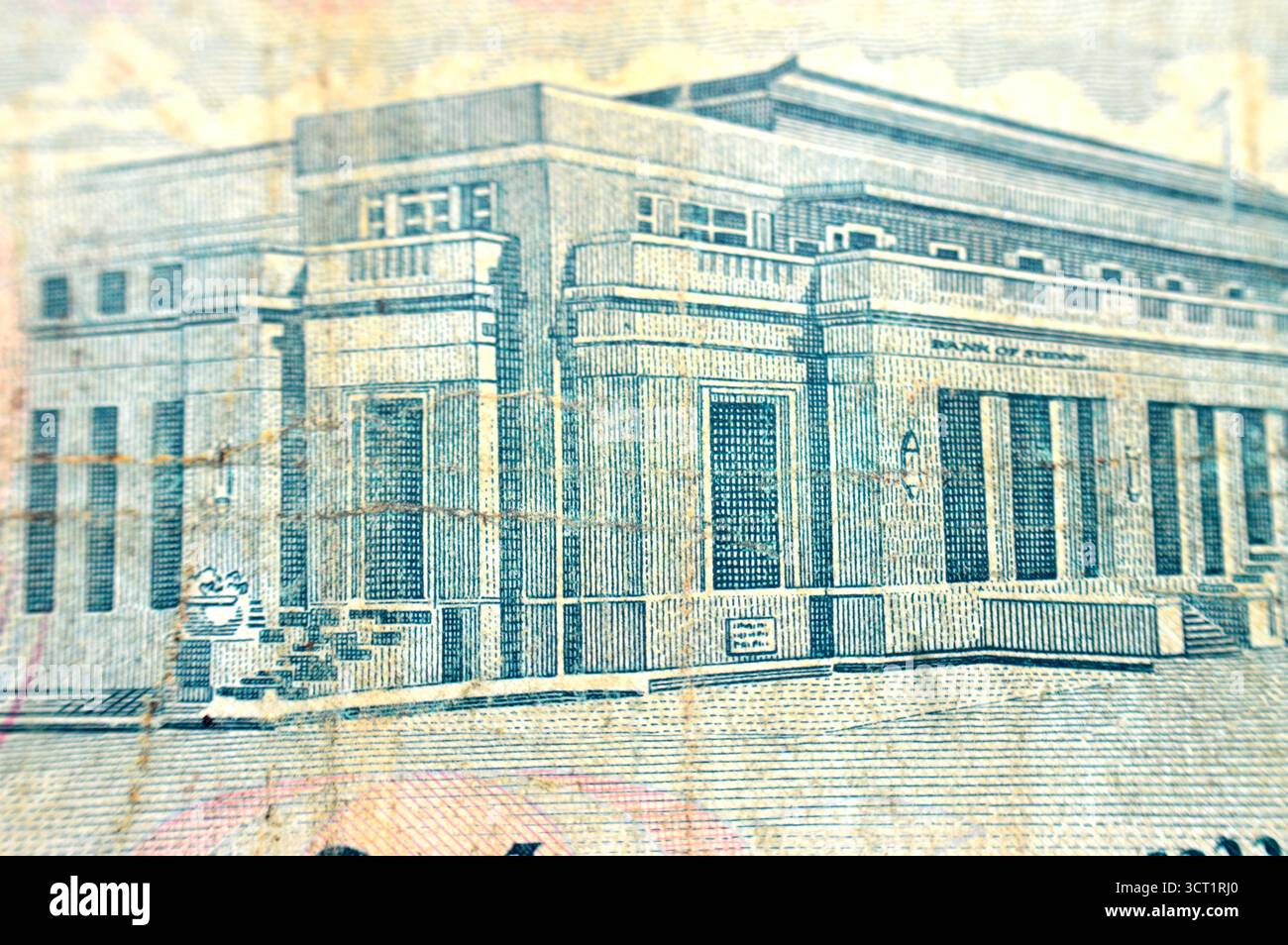 The reverse side of 1 SDG one Sudanese pound cash money banknote ...