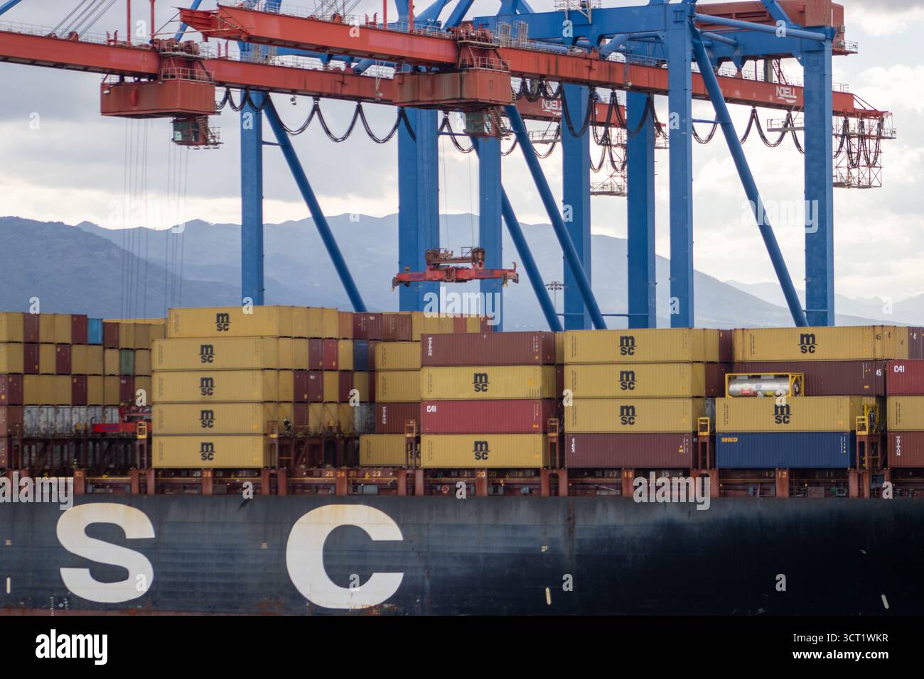 PORT OF MALAGA, MALAGA, ANDULACIA, SPAIN - MAY 8, 2025 MSC ANAHITA ...