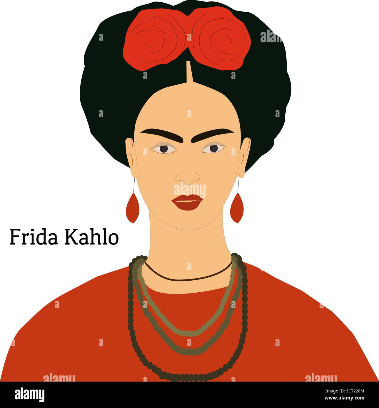 Self portrait kahlo Cut Out Stock Images & Pictures - Alamy