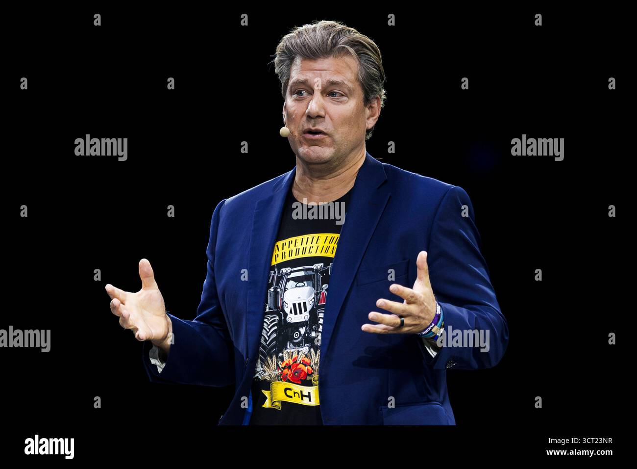 Italian Tech Week Gerrit Marx, CEO of CNH, speaks on stage during the ...
