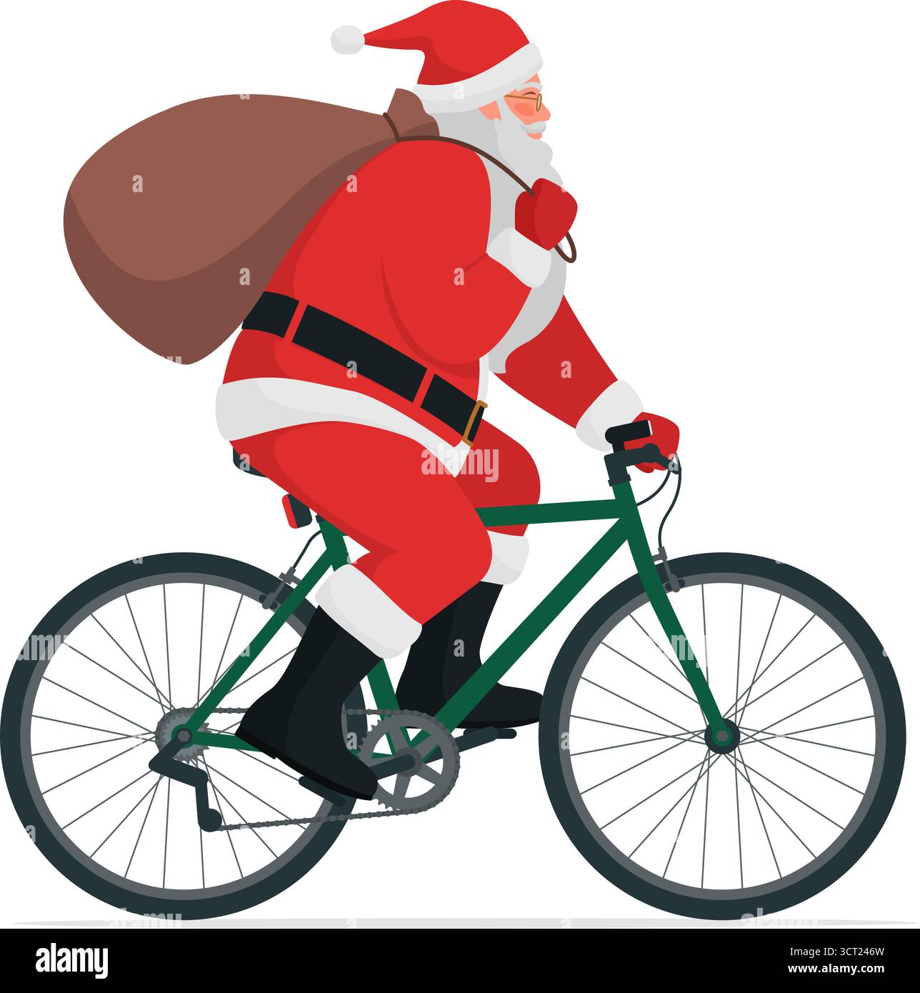 Santa claus background christmas Stock Vector Images - Alamy