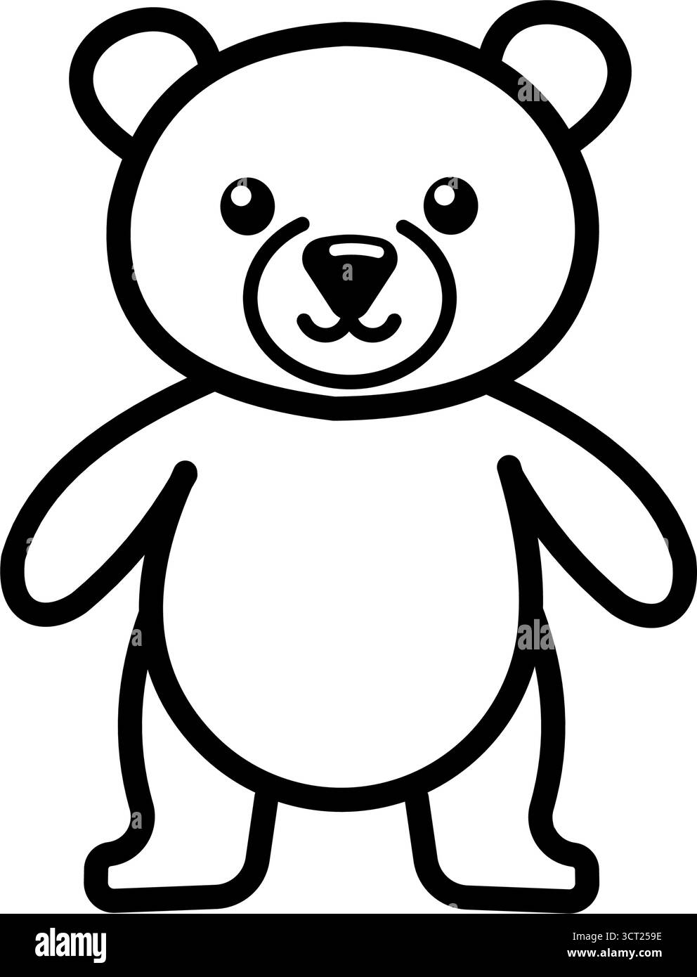 teddy bear cartoon character- vector icon Stock Vector Image & Art - Alamy