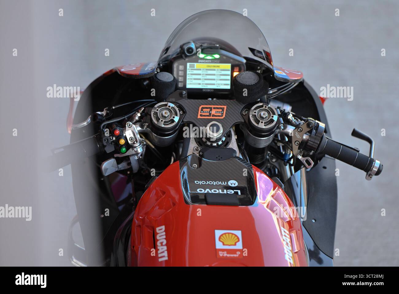 Ducati Lenovo Team, Ducati Desmosedici GP25, dashboard during the 2025 ...