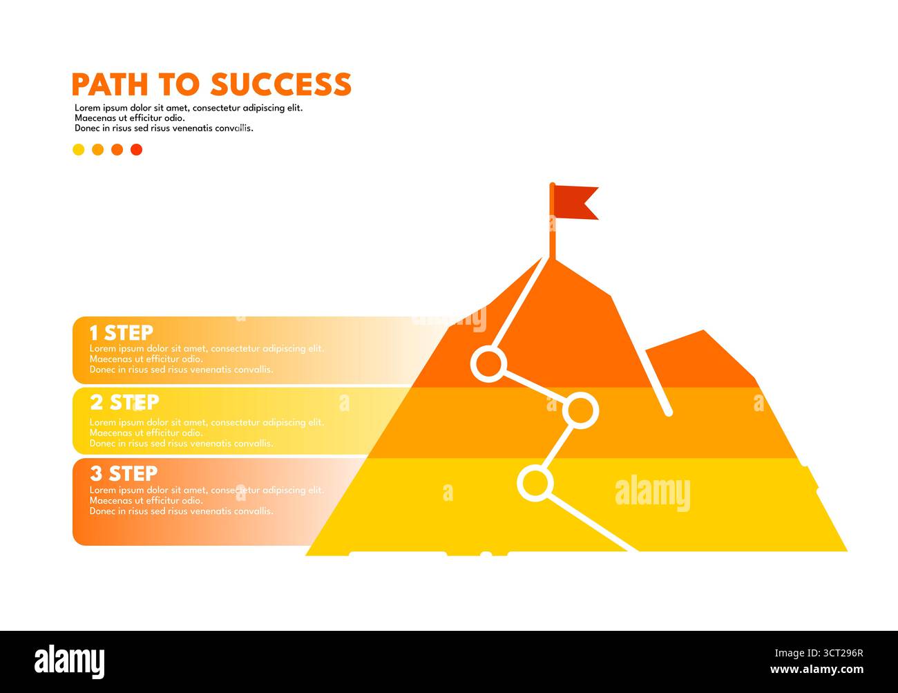 Mountain of success Cut Out Stock Images & Pictures - Alamy