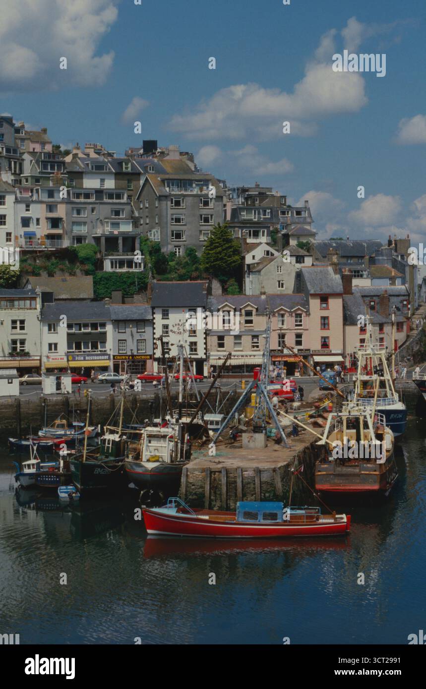 Brixham harbour quayside hi-res stock photography and images - Alamy