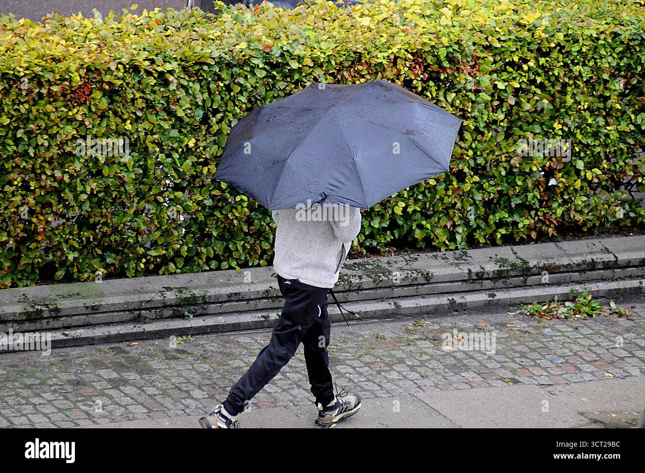 Copenhagen/ Denmark/04 OCTOBER 2025/.rain fall daish weather in kastrup ...