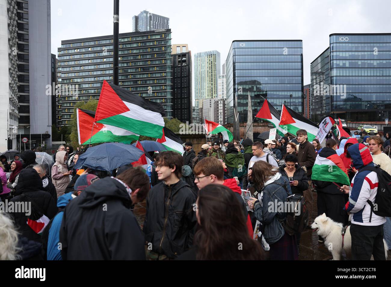 People take part in a demonstration organised by GM Friends of ...