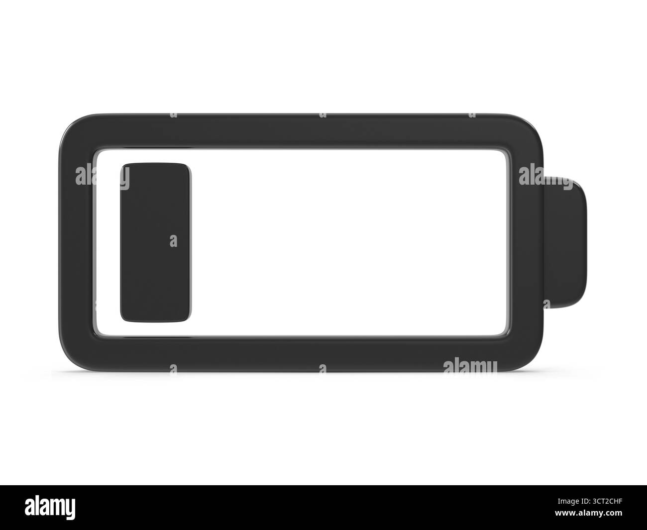 Low battery icon Stock Photo - Alamy