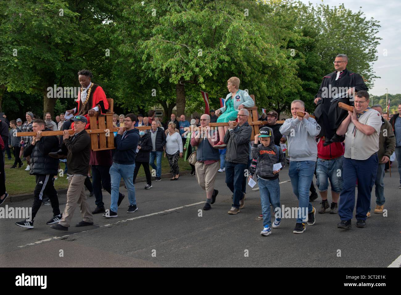Corby Pole Fair takes place in Corby Old Village once every twenty ...