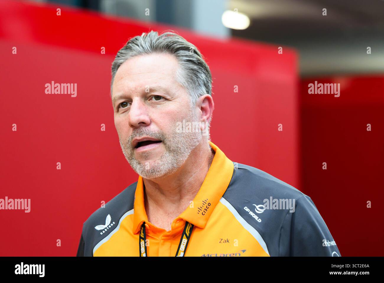 Marina Bay Street Circuit, Singapore. 4th Oct 2025. Zak Brown of ...