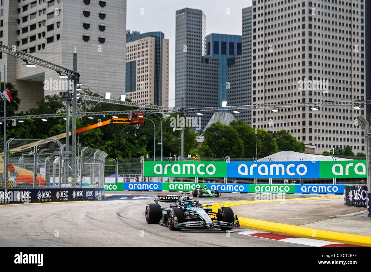 Marina Bay Street Circuit, Singapore. 4th Oct 2025. George Russell of ...