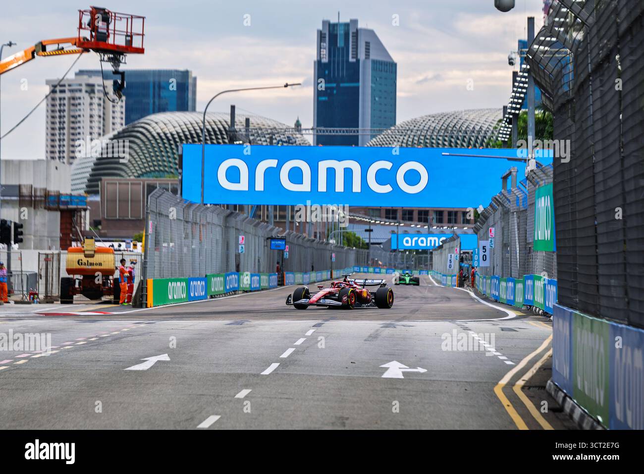 Marina Bay Street Circuit, Singapore. 4th Oct 2025. Charles Leclerc of ...