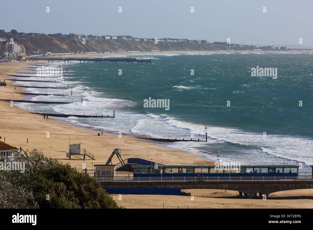 Bournemouth, Dorset UK. 4th October 2025. UK weather: strong blustery ...