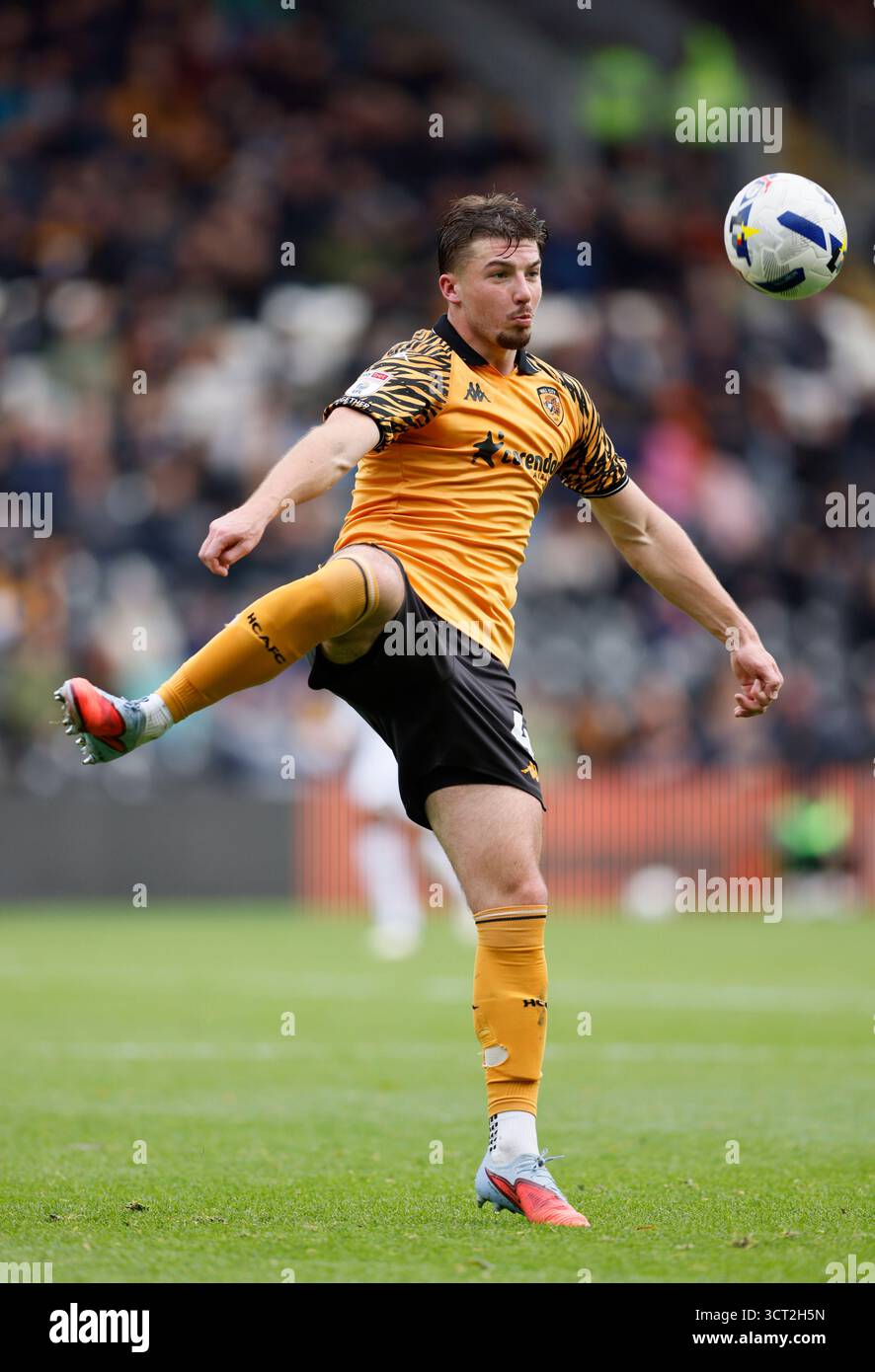 Hull City's Charlie Hughes during the Sky Bet Championship match at the ...