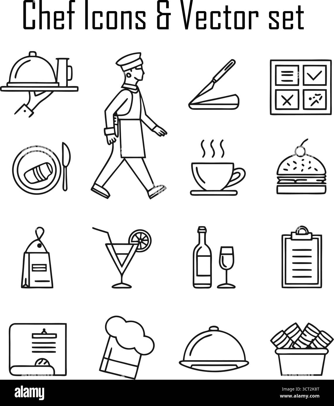 Food dining industry Stock Vector Images - Alamy