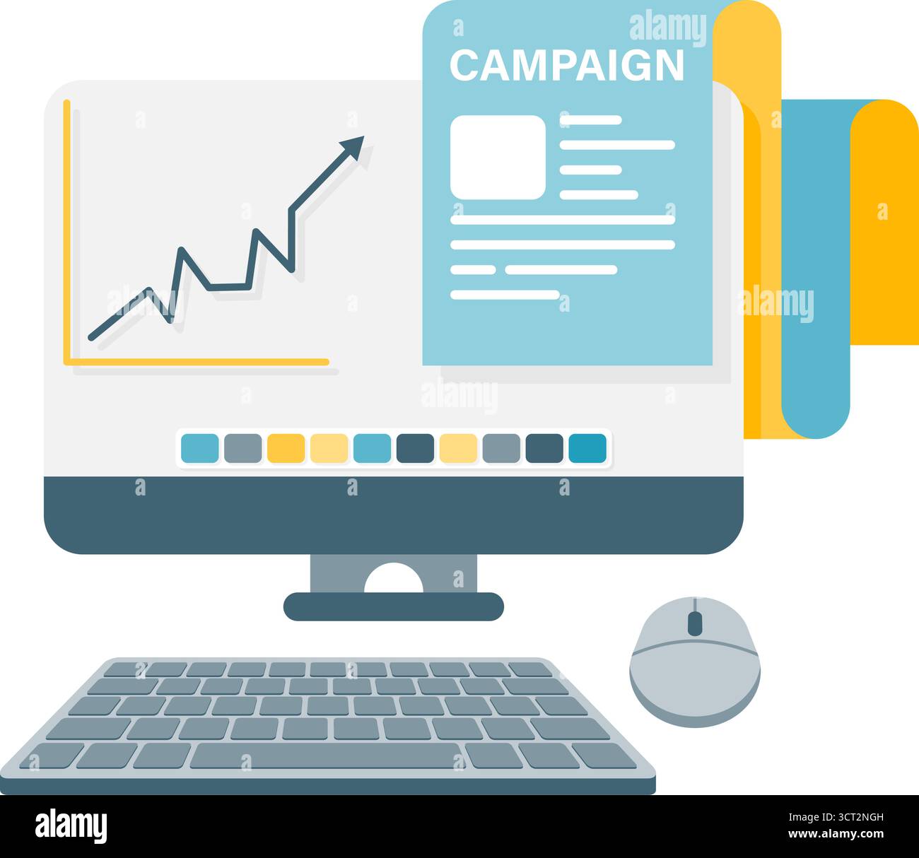 digital marketing campaign Stock Vector Image & Art - Alamy
