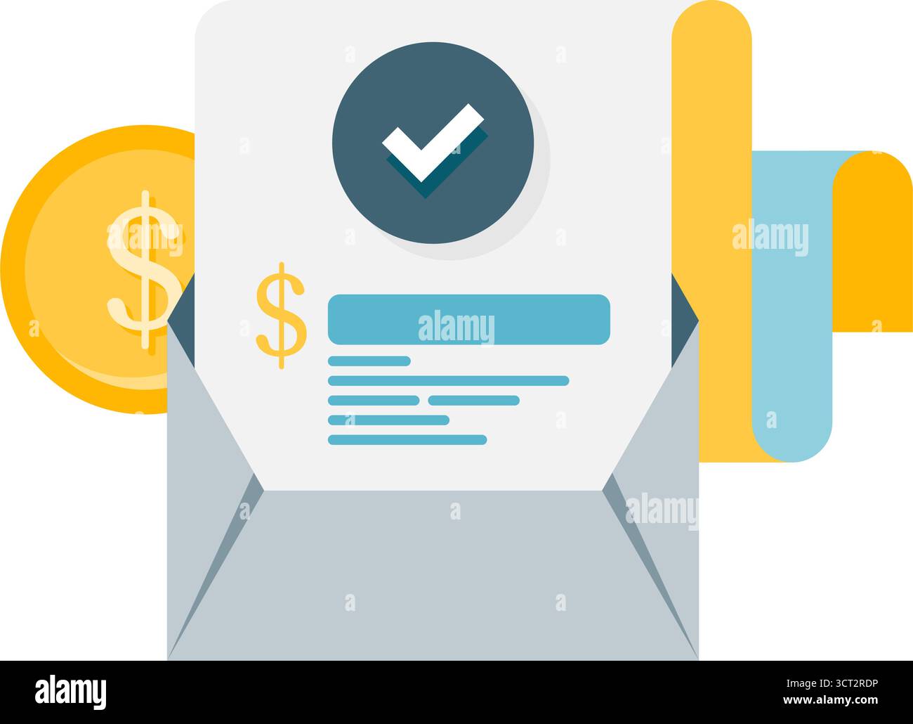Fee payment receipt Stock Vector Images - Alamy