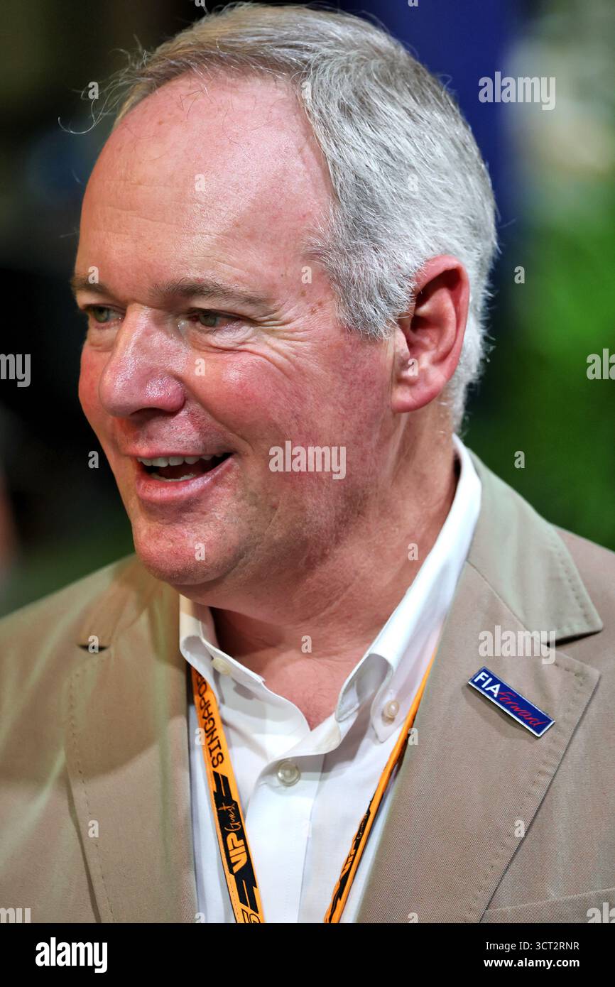 Singapore, Singapore. 04th Oct, 2025. Tim Mayer (USA) FIA Forward. 04. ...
