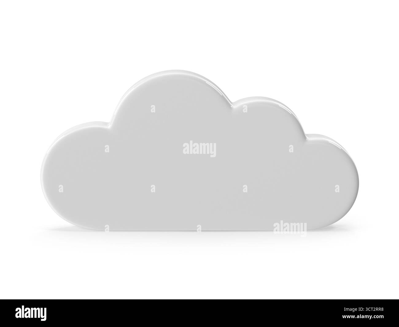 3d render cloud technology Black and White Stock Photos & Images - Alamy