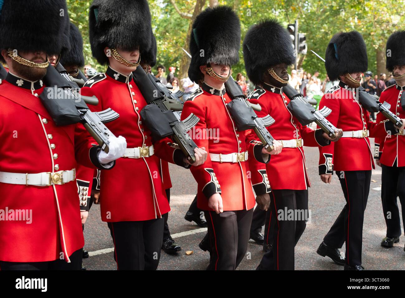 The "Changing of the Guard" is a traditional ceremony where the guards ...