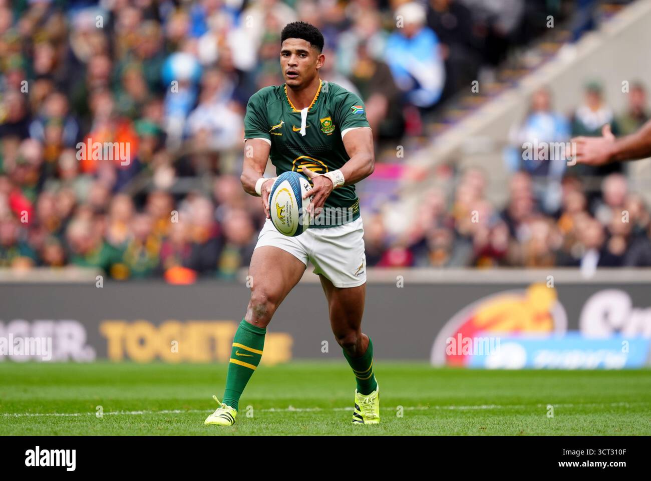 South Africa's Sacha Mngomezulu during the Rugby Championship match at ...