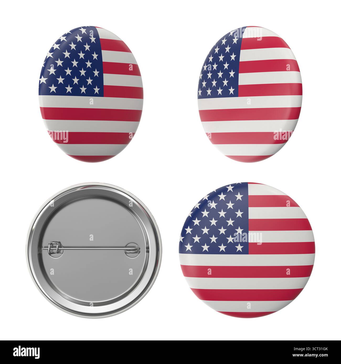 Patriotic stickers Cut Out Stock Images & Pictures - Alamy