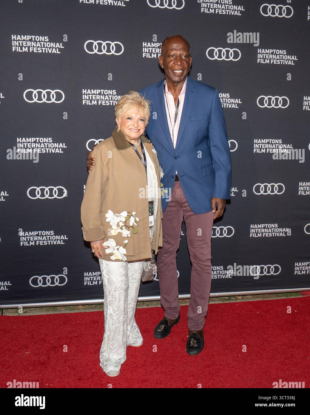 Victoria Schneps and Dan Gasby attends Hamptons International Film ...