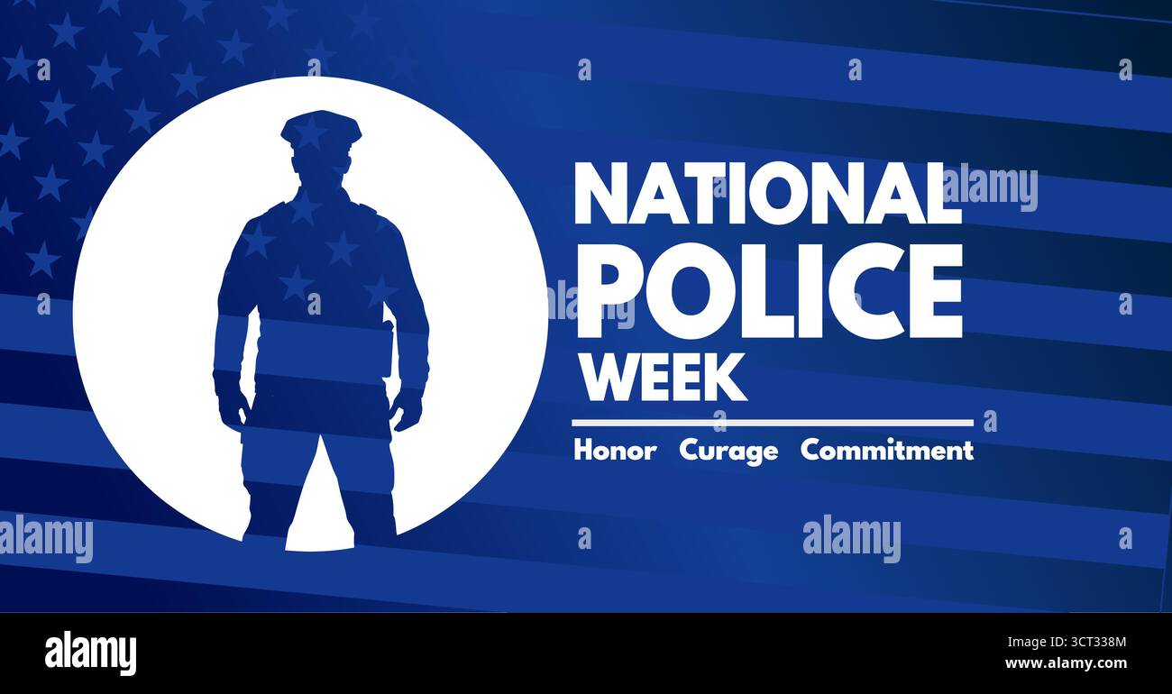 National police week banner Stock Vector Image & Art - Alamy