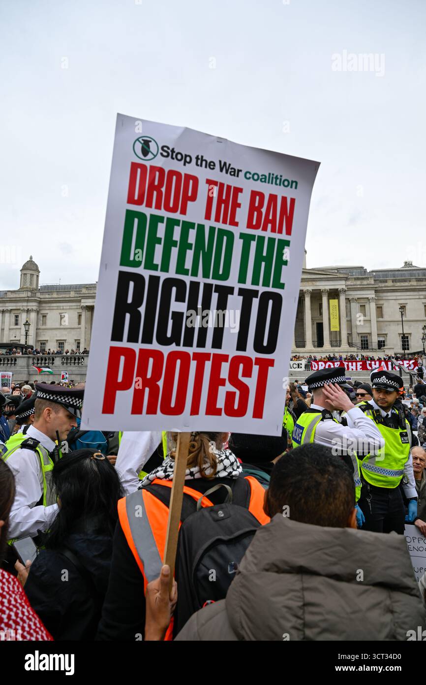 London, UK, 4th October 2025: Defend our juries organise a protest ...