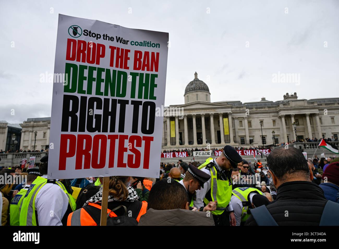 London, UK, 4th October 2025: Defend our juries organise a protest ...