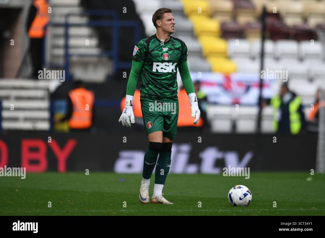 Preston, England. 4th Oct 2025. Thomas Kaminski during the Sky Bet EFL ...