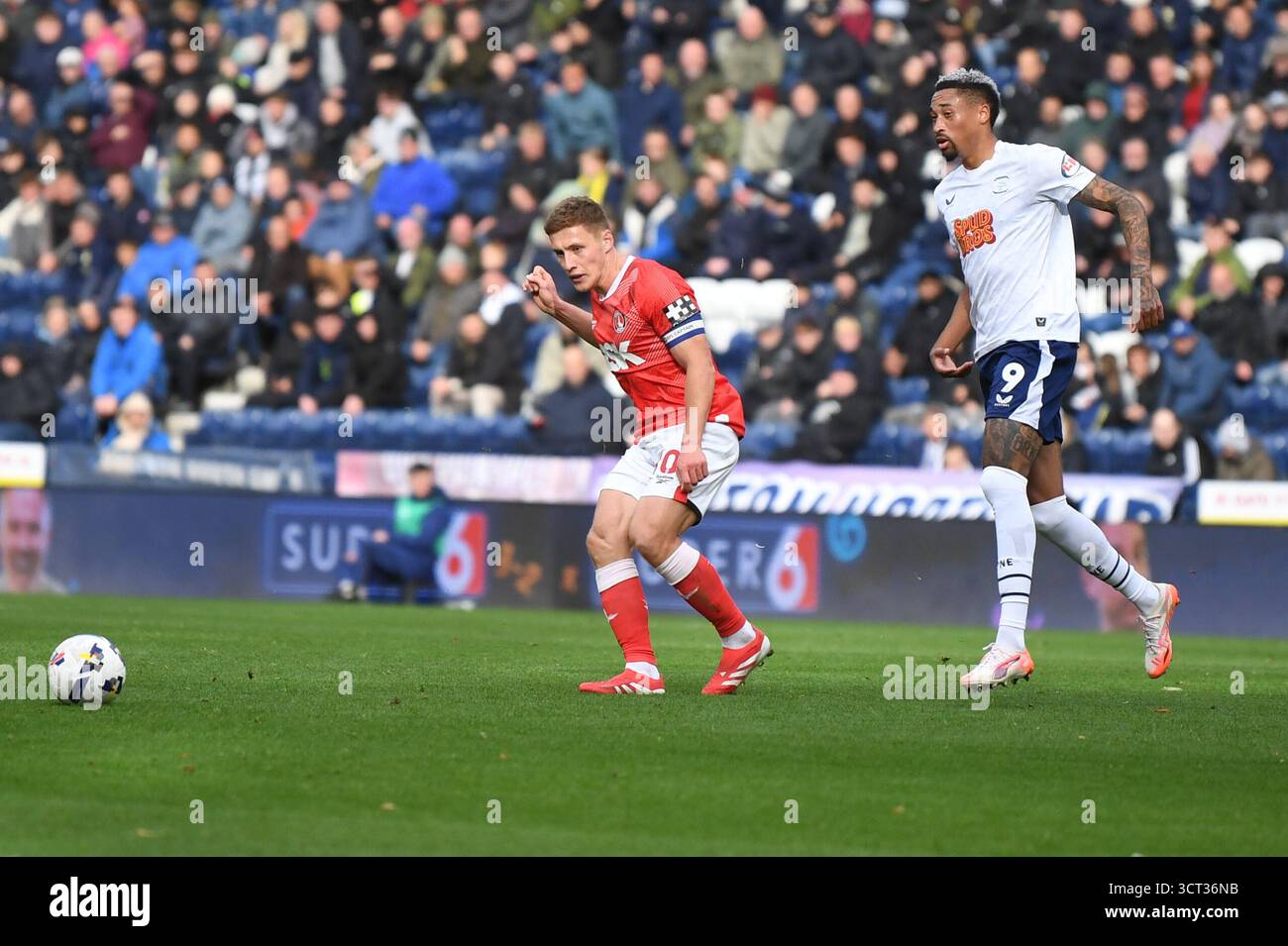 Preston, England. 4th Oct 2025. Greg Docherty and Daniel Jebbison ...