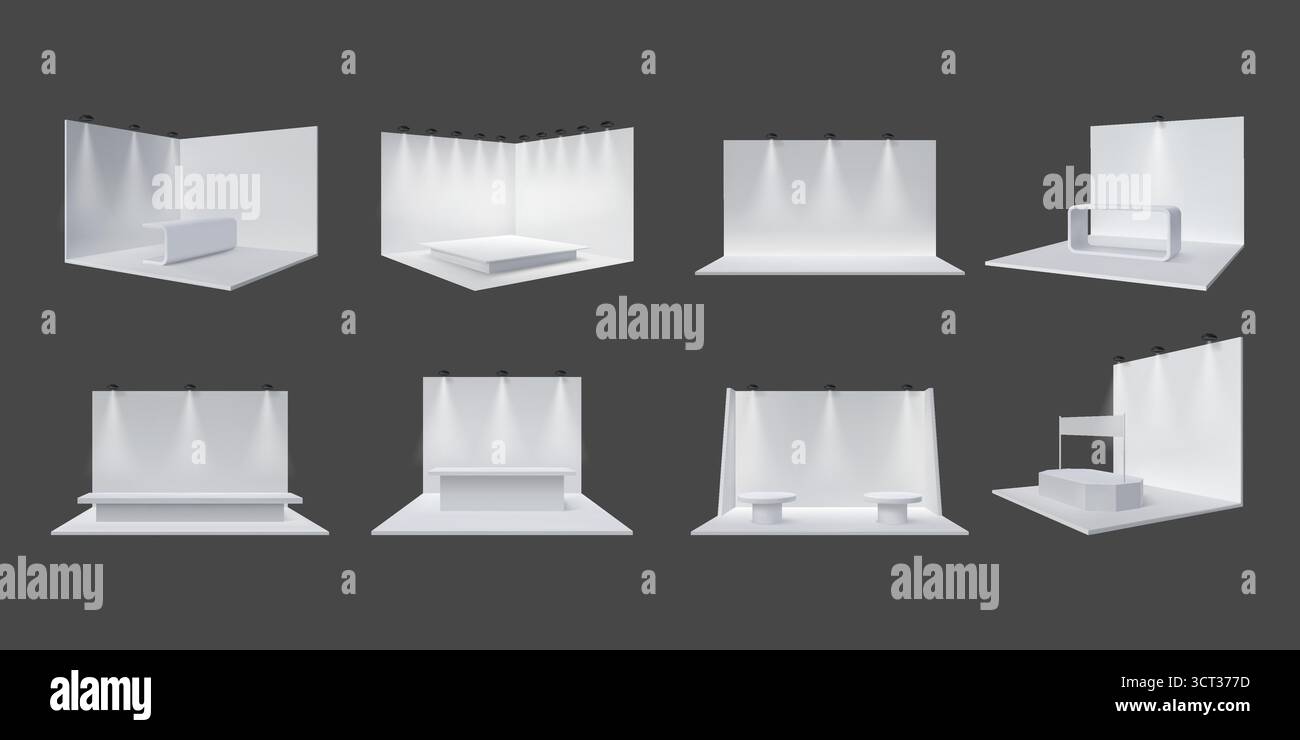 Trade show exhibit Stock Vector Images - Alamy