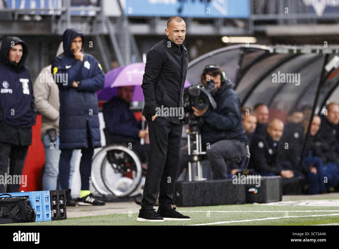 ROTTERDAM - Ajax coach Johnny Heitinga during the Dutch Eredivisie ...