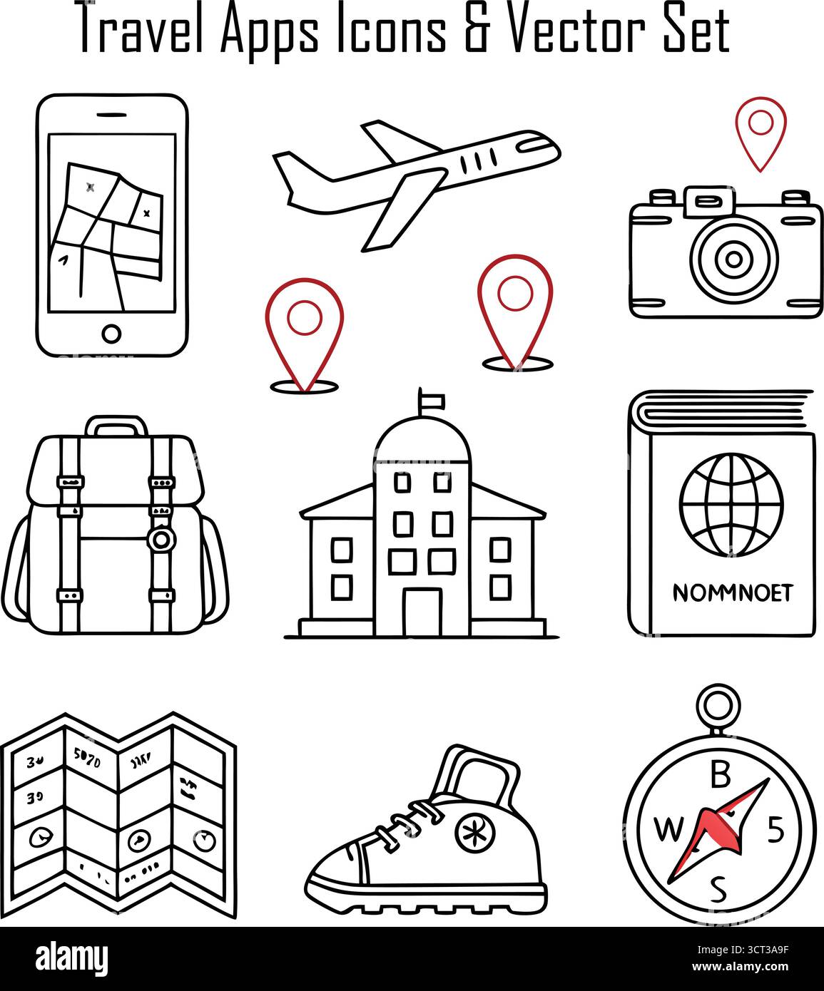 Traveler exploring scenic landscape with backpack, enjoying adventure ...