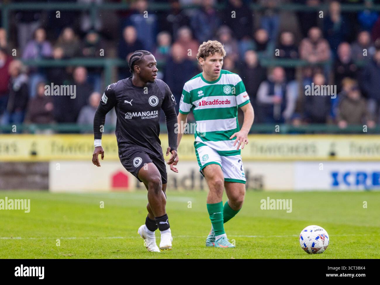 Yeovil, UK. 04th Oct, 2025. Enterprise National League Match between ...