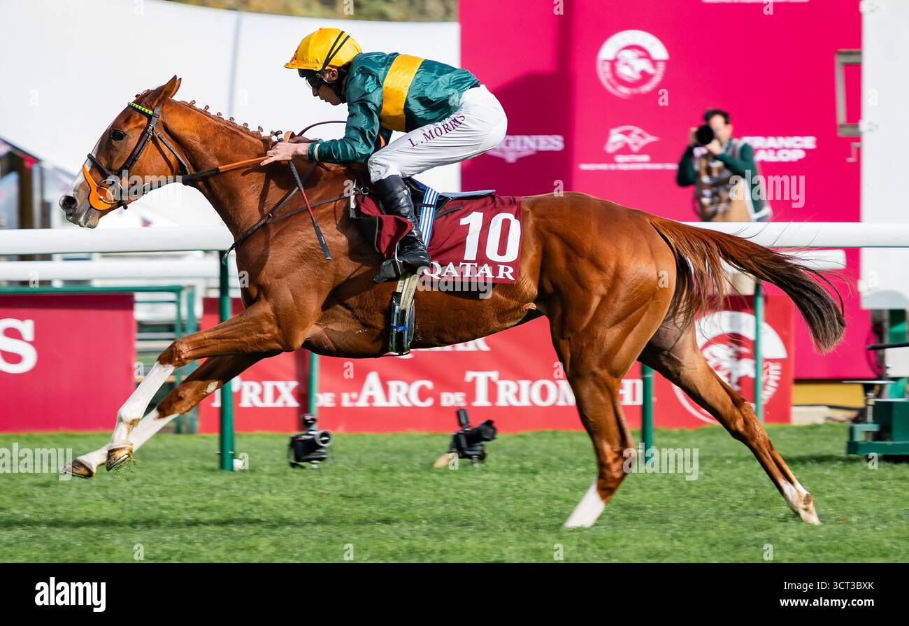 Paris, France, Saturday 4th October 2025; Consent and jockey Luke ...