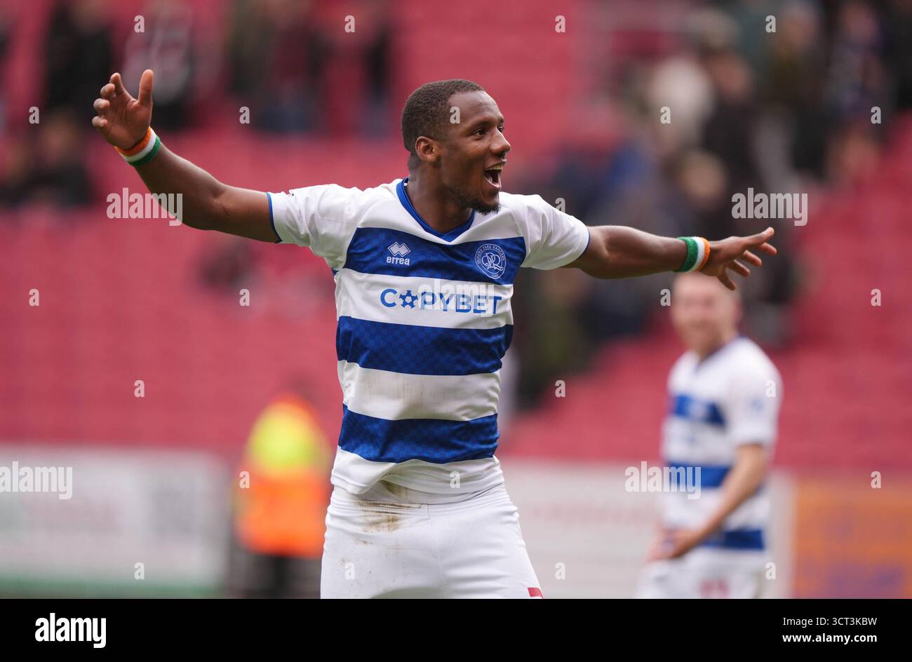 Queens Park Rangers' Richard Kone after the final whistle following the ...